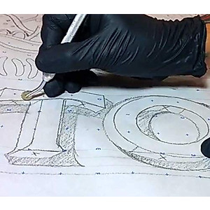 Excel Blades 3 Piece Excel Pounce Wheel Sets, Fabric Tracing Wheel, Embossing Tool and Perforator, Includes 3 Head Attachments, Great for Indentations