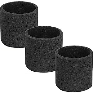 VUIUKOYE Replacement 90585 Shop Vac Filter Foam, 3 Pack 90585 Foam Sleeve VF2001 Foam Replacements Filters for Wet Dry Vacuum Cleaner, Fit for Shop-Vac, Fit for Vacmaster & Genie Shop Vacuum Cleaner