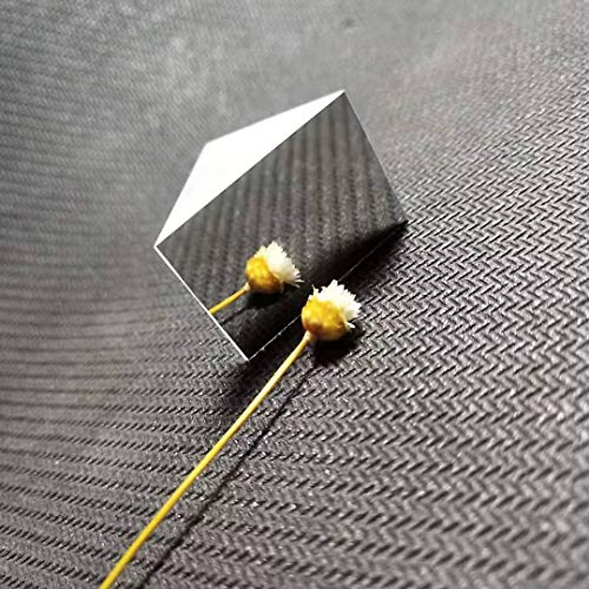 Optical Glass Triangular Prism，Right Angle Prisms for Teaching Light Spectrum Physics and Photo Photography Prism Optical K9 Testing Instrument, 15mm