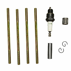 BLACKHORSE-RACING Cylinder Gasket Piston Ring Kit Set Top End Bike Compatible with Yamaha PW 80 PW80 1983-2006 Replaces OEM# 21W-11111-00-00, 1W7-11181-00-00,4AW-11351-00-00, 3E5-11631-00-97