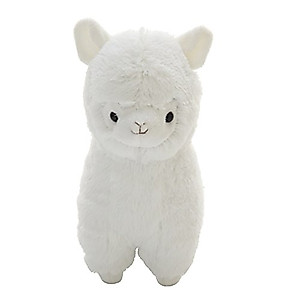Cuddly Big Soft Toys Alpaca Doll Soft Stuffed Animals Cushion Toy Sheep Doll, 7" /17cm Llama Lamb Plushie Toys Best Birthday Gifts for The Children Kids Baby Toys (White)