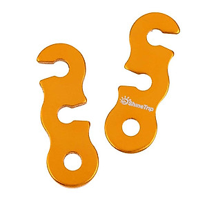 Yillsen Ultralight Aluminum Alloy Guyline Cord Adjuster Tent Tensioners Rope Adjuster for Tent Camping Hiking Backpacking Outdoor Activity Pack of 11 Blue