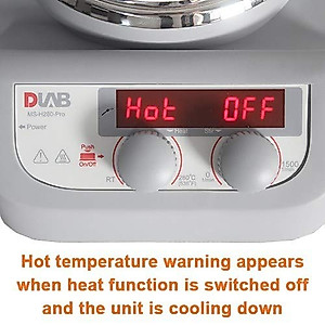 Dlab MS-H280-Pro Hotplate Stirrer Package with Temperature Sensor & Support Clamp