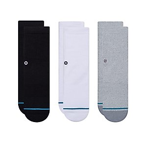 Stance Icon Crew St Kids Socks [3 Pack] (Large)