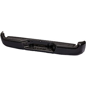 New Rear Step Bumper, Face Bar And Pad, w/Pad Provision, w/Mounting Bracket, Powdercoated Black, w/o SR5 Pkg Comaptible For Toyota Tacoma 2005-2015 TO1103114 5215104051-PFM