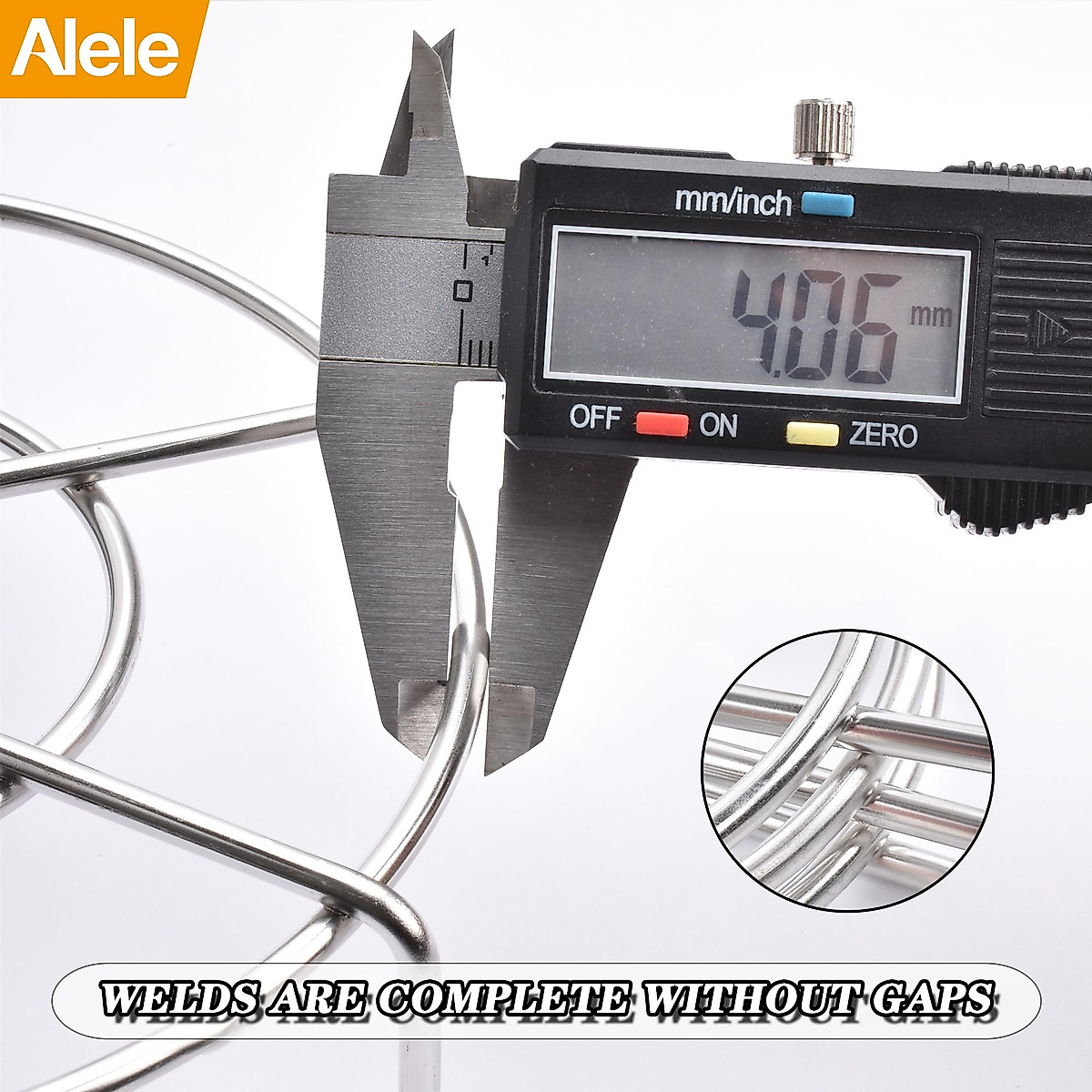 Steam Rack Trivet Stainless Steel Steaming Rack Electric Pressure Cooker steam rack Stand Diameter 6" 3Pack