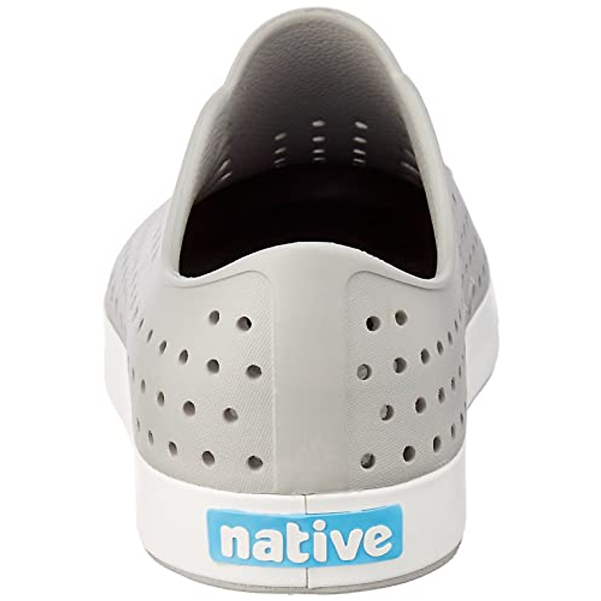 Native Shoes, Jefferson, Adult Shoe, Pigeon Grey/Shell White, 8 M US Women/6 M US Men