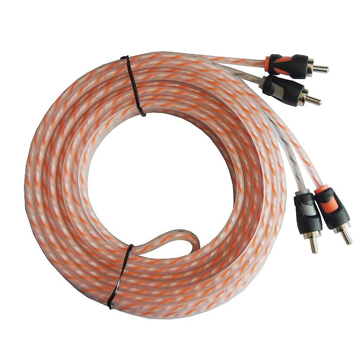 ROCK DIRECT True Spec 8 Gauge Car Audio Cable Amp Wiring Kit - 2 Channel CCA Power Cable Amplifier Install Wiring Kit with Tinned OFC RCA Cable