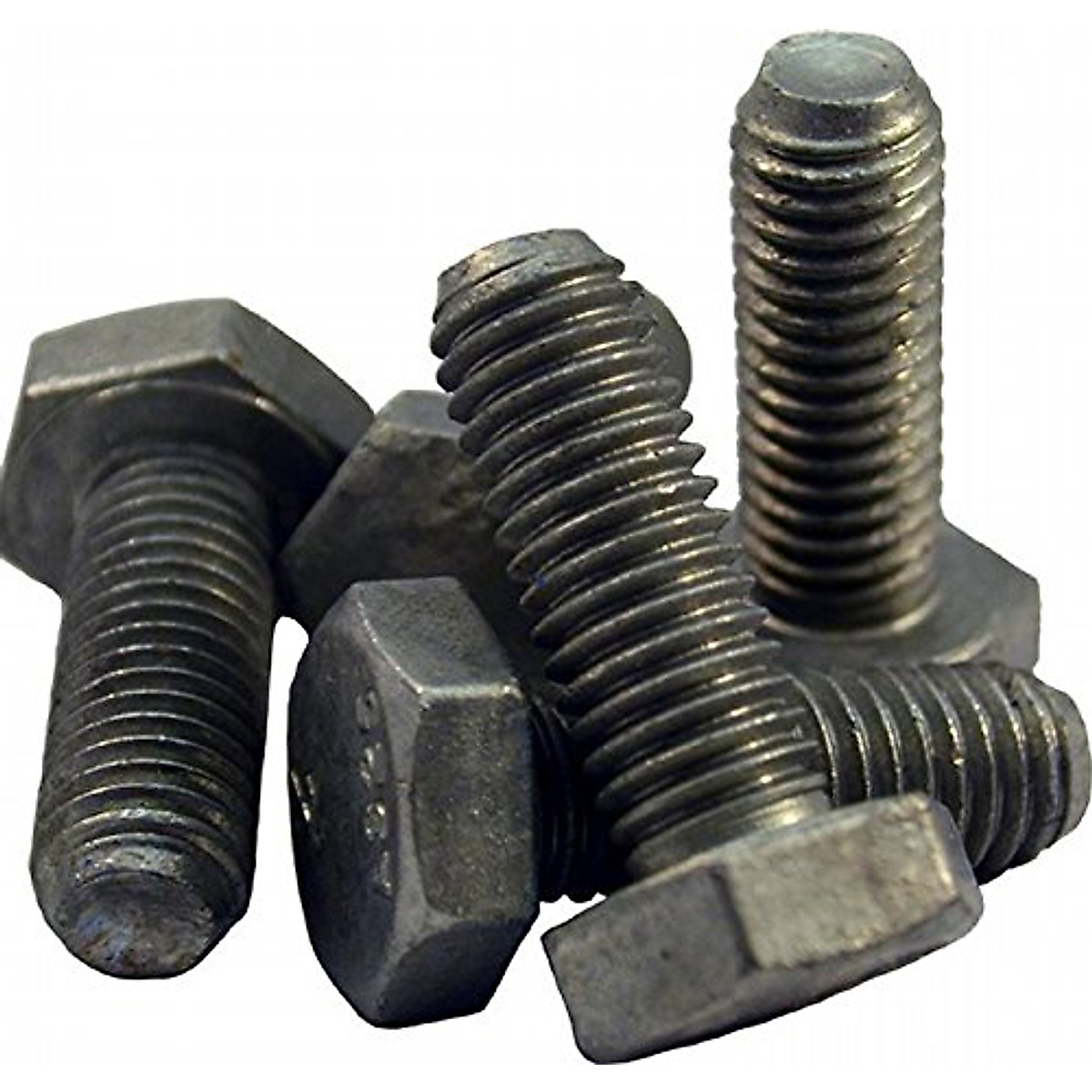 1"-8 x 2 1/4" - A325 ASTM Heavy Hex Steel Structural Bolts, Type 1, Fully Threaded, Plain (Quantity: 260)