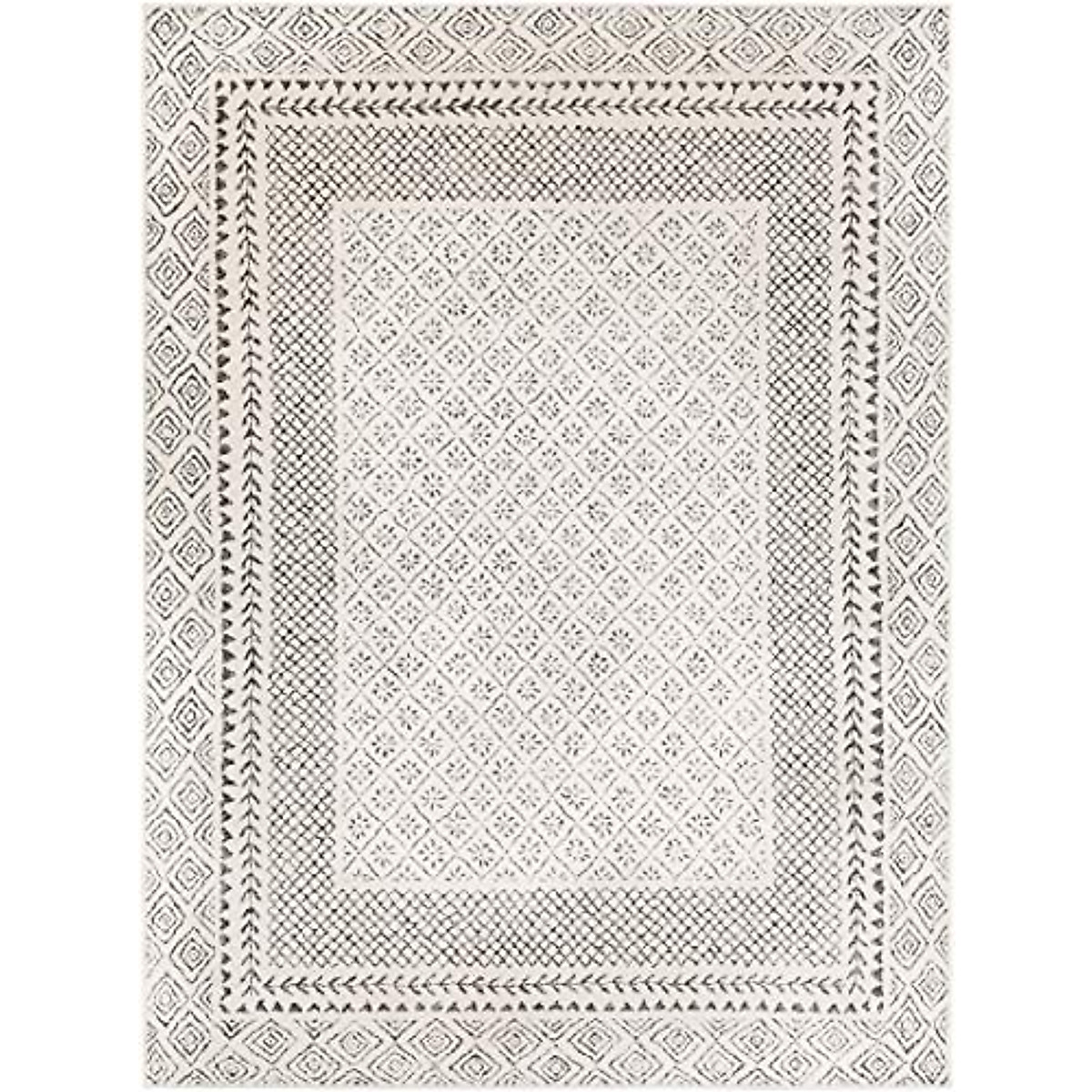 Artistic Weavers Melodie Boho Farmhouse Area Rug,5'3" x 7'3",Beige