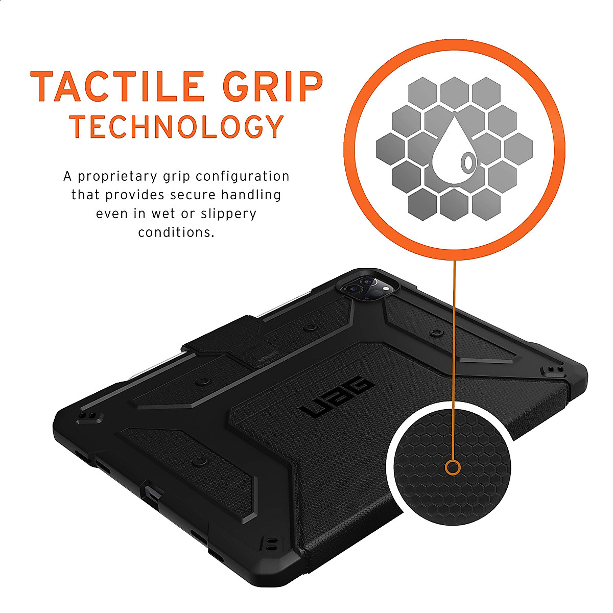 URBAN ARMOR GEAR UAG iPad Pro 11-inch (2nd Gen, 2020) Case Metropolis [Black] Folio Slim Heavy-Duty Tough Multi-Viewing Angles Stand Military Drop Tested Rugged Protective Cover