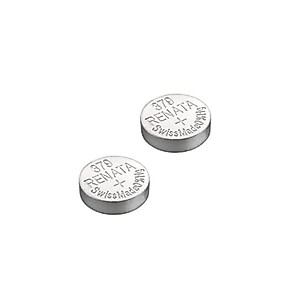 Renata 379 SR521SW Batteries - 1.55V Silver Oxide 379 Watch Battery (2 Count)