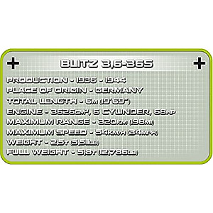 COBI Historical Collection: World War II Blitz 3.6-36S Vehicle