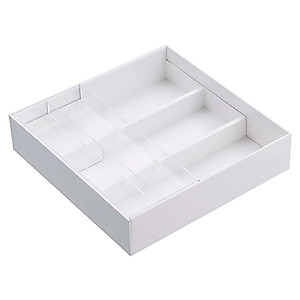 YAMAZAKI home Tower Expandable Drawer Organizer WH Space saving One Size White