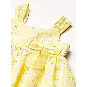 Bonnie Jean baby girls Sleeveless Sundress Casual Dress, Yellow, 3-6 Months US