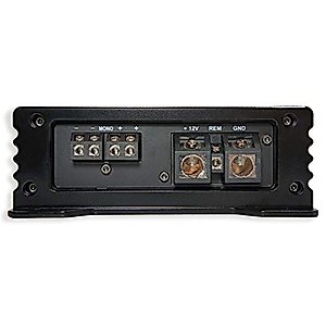 Kicker Bundle Compatible with Universal Vehicle 47QL7R12 12" Quad L7R 4800W Sub Box with HA-A1500.1 Amplifier and HA-AK0 1/0Ga Amp Install Kit