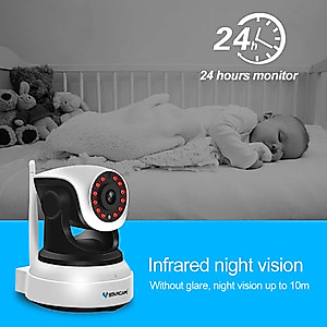 Indoor Security Camera, Cameras for Home Security with Phone App Pet Camera and Motion Detection, 2-Way Audio, Night Vision,Cat/Dog/Nanny/Baby Camera with Cloud Service