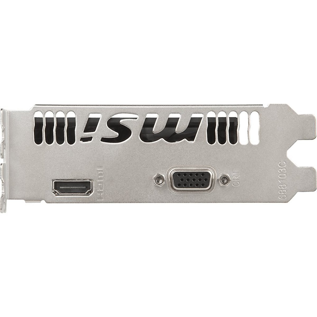 MSI GAMING GeForce GT 1030 2GB GDRR4 64-bit HDCP Support DirectX 12 ITX OC Graphics Card (GT 1030 AERO ITX 2GD4 OC)
