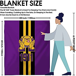 Fraternity Gifts for Men Blanket, Throw Blanket 60x50 in Super Soft Cozy Plush Blanket Comfort Blanket Flannel Fleece Blanket for Bed Sofa Living Room Outdoor Birthday Anniversary Graduation