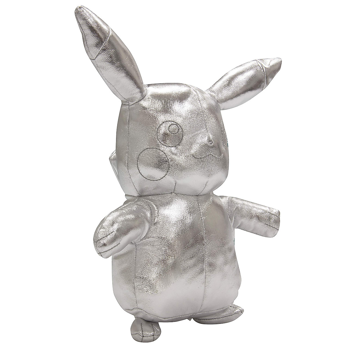 Pokémon 8" Silver Pikachu 25th Anniversary Plush - Officially Licensed - Quality & Soft Stuffed Animal Toy - Limited Edition - Collectible Stuffed Animal Toy - Great Gift for Kids, Boys, Girls