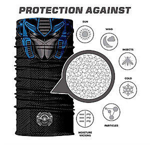 3D Transformers Neck Scarf Face Sun Scarf Balaclava Bandana Biker Headwear UV for Women Men Fishing Hunting Motorcycles Cycling Outdoor Sport