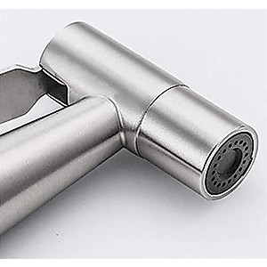 JIYTG Thermostatic Chrome Bidet Douche Set 4 Points 304 Multifunctional Toilet Companion Bidet Sprayer Dual use Booster Spray Gun Faucet