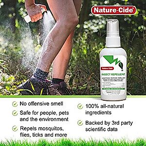 Nature-Cide Insect Repellent. Combats and Repels Many Outdoor Pests. Safe for Use Around Children and Pets (2 oz.)
