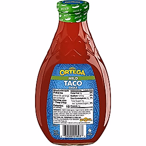Ortega Taco Sauce Original Thick and Smooth, Mild, 16 Ounce