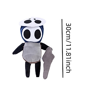 Game Hollow Knight Plush Toy, Cute Kawaii Cartoon Game Character Plush Doll, Soft Hollow Knight Plush Pillow, Great Gift for Kids and Game Fans(Quirrell)