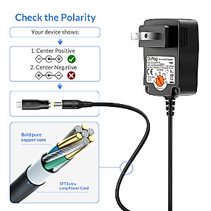 15W Universal AC Adapter 3V 4.5V 5V 6V 7.5V 9V 12V 0.5A 1A 1.25A MAX Multi Voltage Switching Power Supply Replacement for Household Electronics Routers CCTV IP Cameras Smartphone Speakers