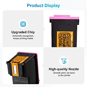 PANINK Remanufactured Ink Cartridges Replacement for HP Printer Ink 63 XL HP 63 Ink HP63 63XL Ink Cartridges Black Color Combo Pack for 3830 4650 5200 5255 4520 4512 1112 2132 3630 3632 Printer