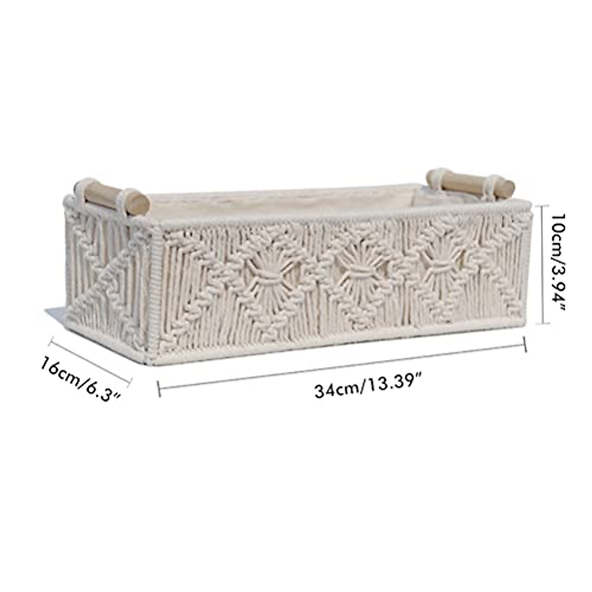 Storage Basket Woven Basket Boho Bedroom Decor, Decorative Basket Rattan Decor Magazine Basket, Toilet Tank Basket, Boho Nursery DéCor