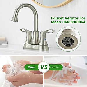 Faucet Aerator for Moen 116618BN Aerator, Brushed Nickel