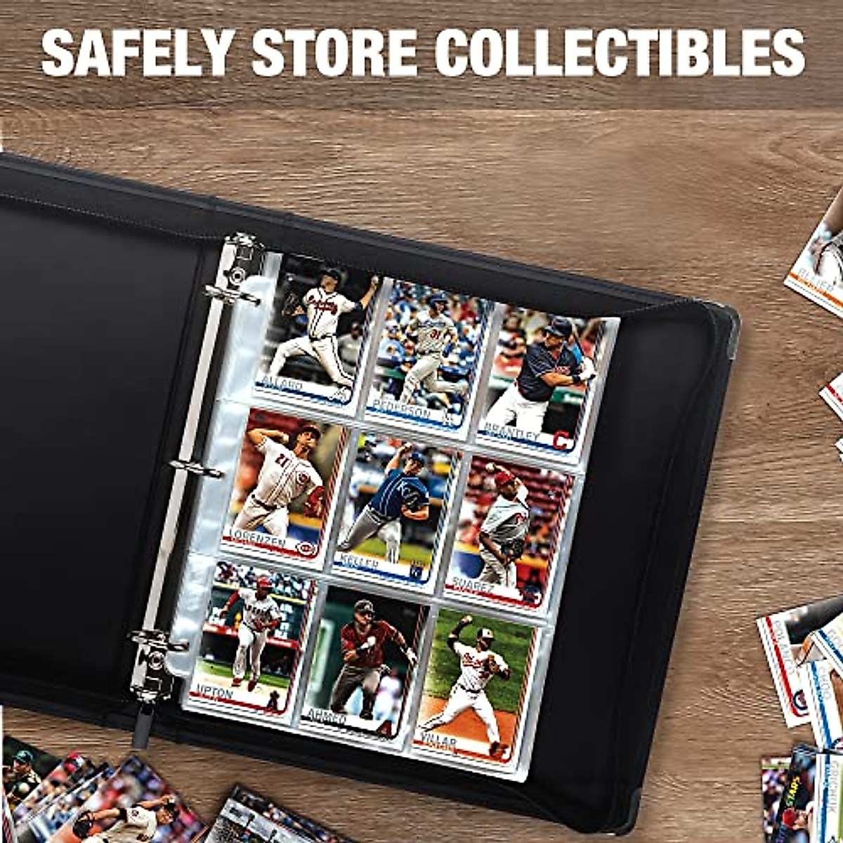 Samsill Classic Professional 3 Ring Zippered Binder, 2 Inch Round Ring, Portfolio Organizer for 8.5x11” Documents, Binder with Zipper, Silver Corner Accents, Burgundy