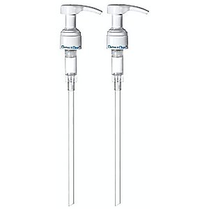 Pump Dispenser (2 Pack) New & Improved 4 cc Output with Each Pumping (Versus 2 cc in Others),Easy to Handle Fits 33 oz Bottle
