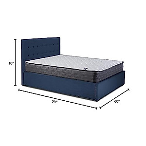 Mattress Solution Medium Plush Tight top Innerspring Fully Assembled Mattress, Good for The Back, Queen Size