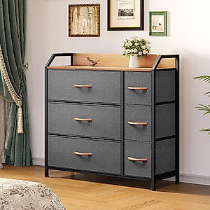 YITAHOME Dresser Drawers, Organizer Unit for Bedroom, Fabric Dresser Storage Tower, Organizer Unit for Bedroom