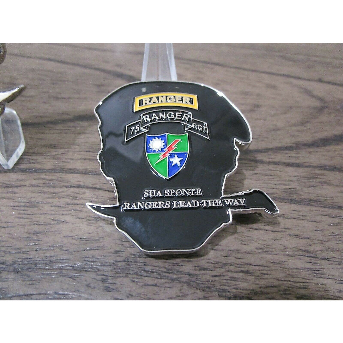 Oneworldtreasures 75th Ranger Regiment Army Rangers Lead The Way USASOC Beret Skull Challenge Coin