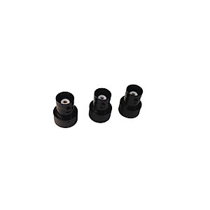 Anteenna TW-BNCJ-SMAP (3 Packs) Adaptor Connector BNC Female to SMA Male is Suit for Ham (144/430MHz) Handheld Antenna BNC Male