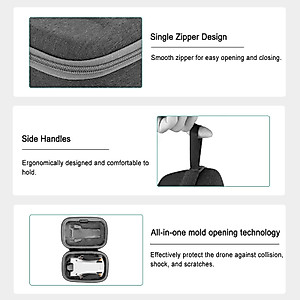 iEago RC Mini 3 Pro Case Drone Body Small Case Portable Storage Bag Travel Compact Case Compatible with DJI Mini 3 / Mini 3 Pro Accessories