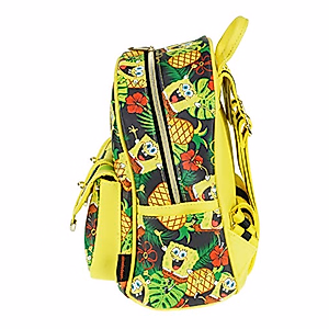 KBNL SpongeBob 11" Faux Leather Mini Backpack - A21036 Multicolor