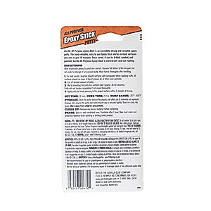 Gorilla 2 Part Epoxy, Clear Epoxy, 0.85 Ounce Syringe (Pack of 1) - 5 Minute Set, Incredibly Strong Bonding