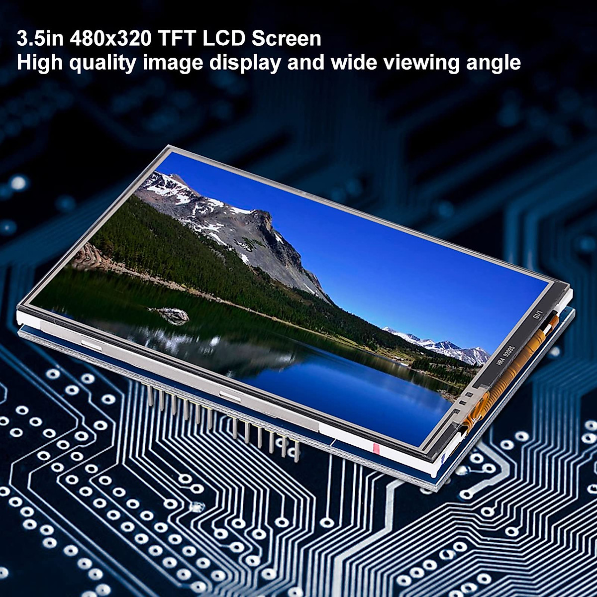 3.5" TFT LCD Screen Module, 480x320 TFT LCD Display Module for Arduino for MEGA 2560 Board (with Touch Panel)