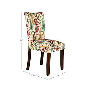 HomePop Parsons Upholstered Accent Dining Chair, Set of 2, Sienna