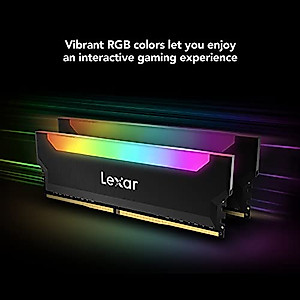 Lexar Hades RGB 32GB (2x16GB) DDR4 RAM 3600MHz CL18 Desktop Memory LD4BU016G-R3600UDLH