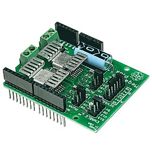 PROGRESSIVE AUTOMATIONS MegaMoto Plus H-Bridge for Arduino, (LC-80)