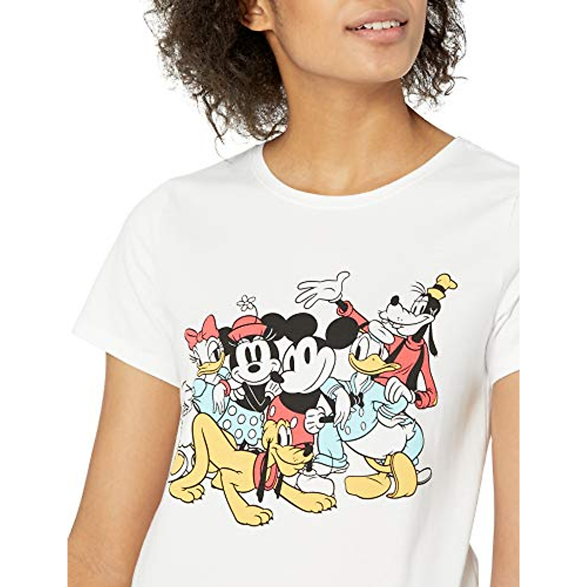 Amazon Essentials Disney | Marvel | Star Wars | Princess Women's Short-Sleeve Crew-Neck T-Shirts (Available in Plus Size), Pack of 2, Minnie and Friends, XX-Large