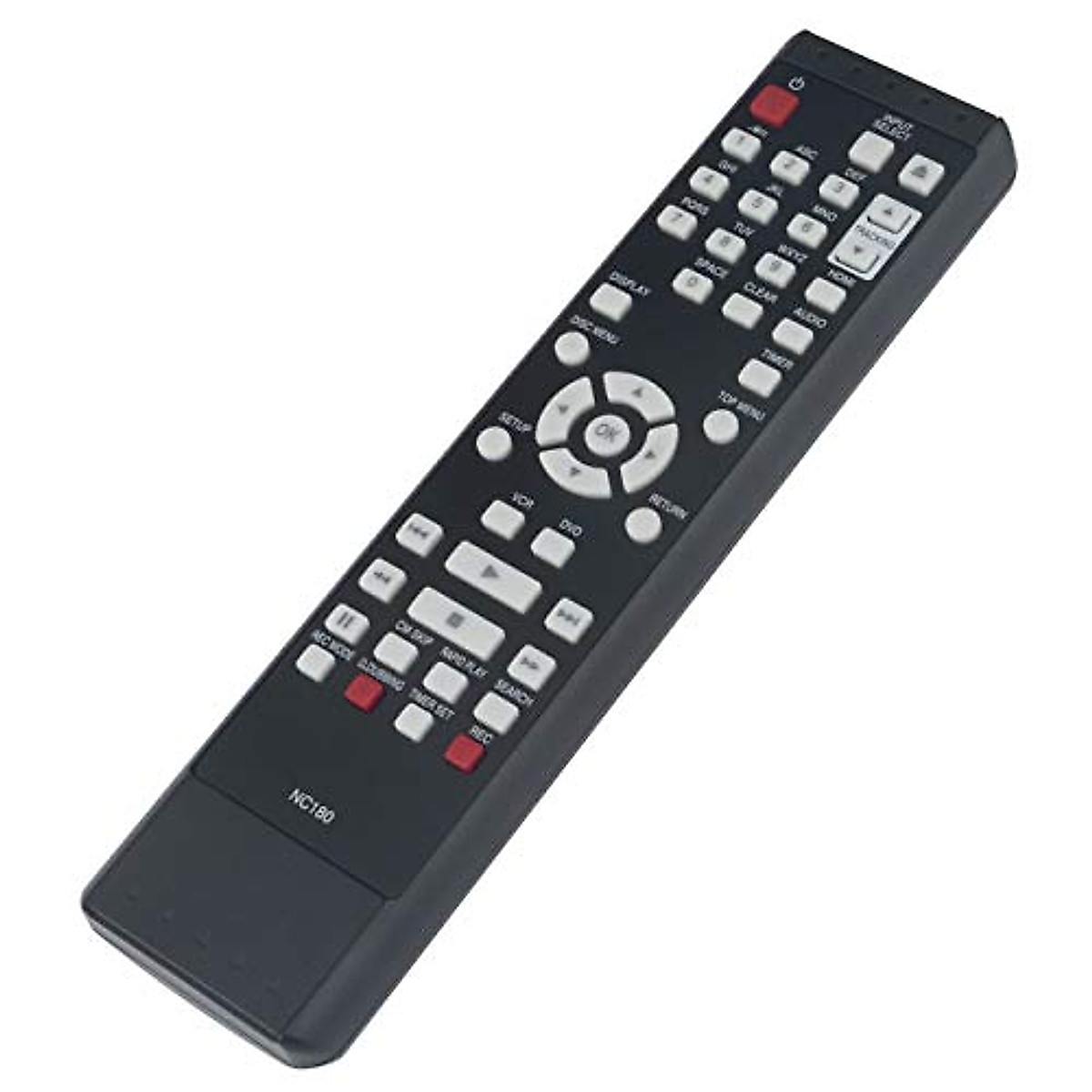 NC180UH NC180 Replace Remote Control fit for FUNAI DVD VCR Combo Recorder DVDR ZV427FX4 ZV427FX4A ZV42FX4A ZV427FX4 A