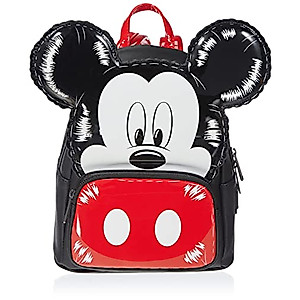 Loungefly Disney Mickey Mouse Balloon Womens Double Strap Shoulder Bag Purse