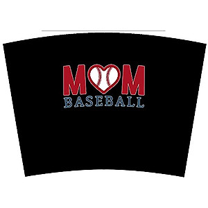 Mugzie 20 Ounce MAX Stainless Steel Travel Mug with Wetsuit Cover - Baseball Mom